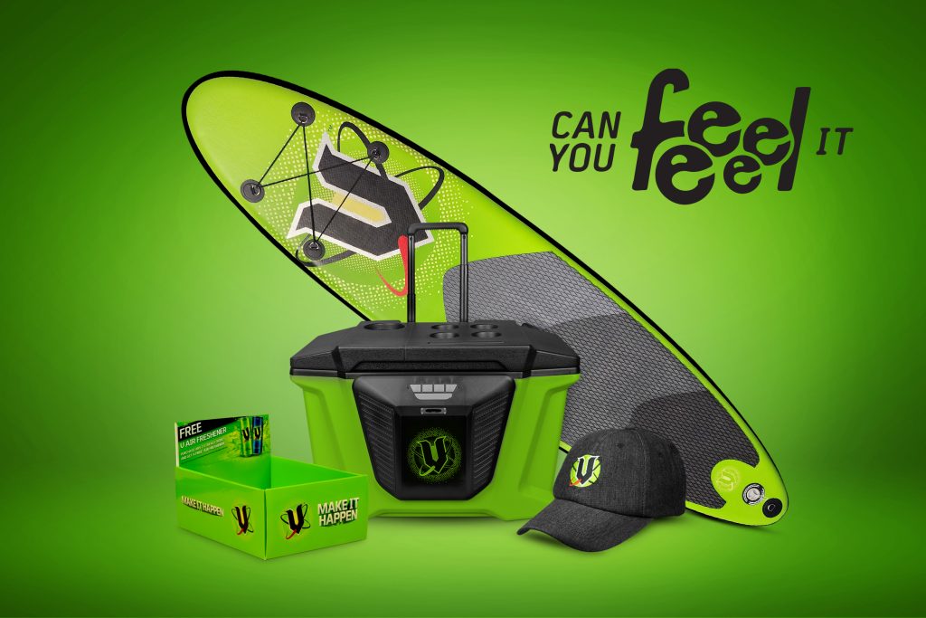 V-Energy Promotional Merch Case Study | Merch Connection